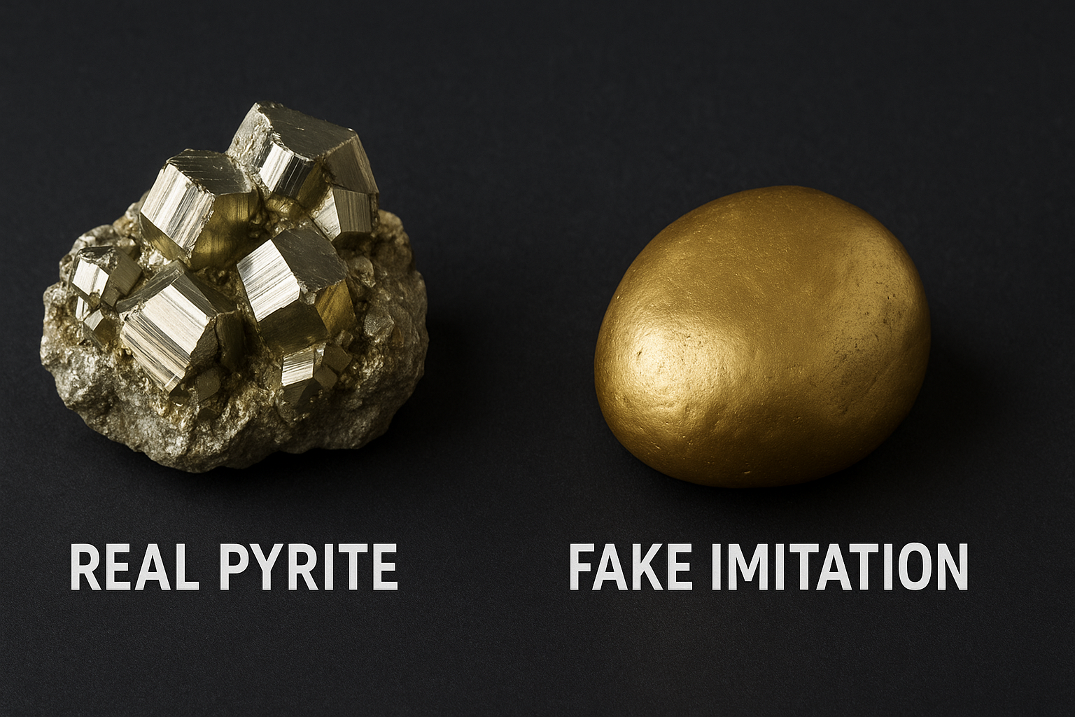 How to Tell If Pyrite Is Real (vs Fake / Imitation) – Iktara Lifestyle