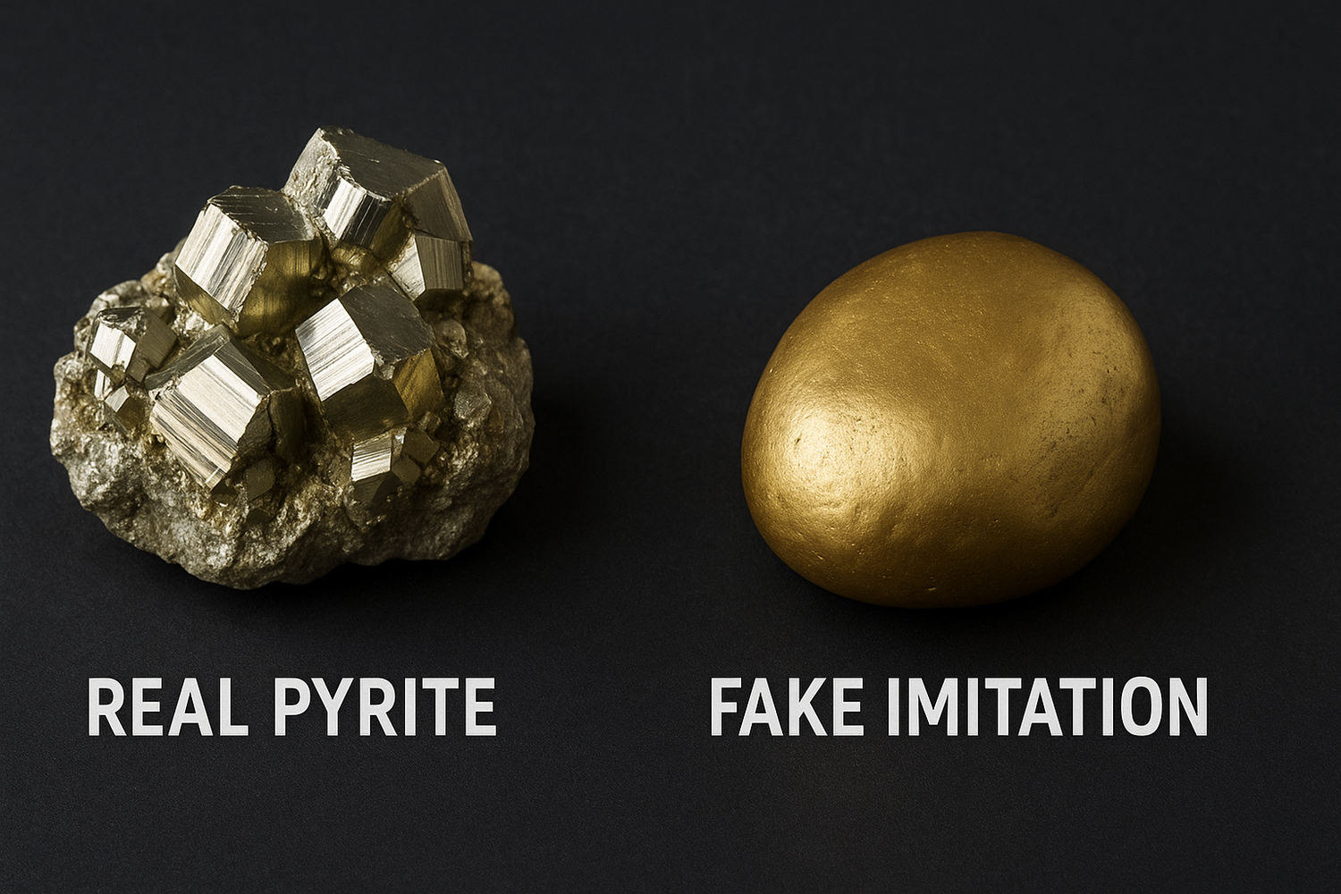 How to Tell If Pyrite Is Real (vs Fake / Imitation) – Iktara Lifestyle